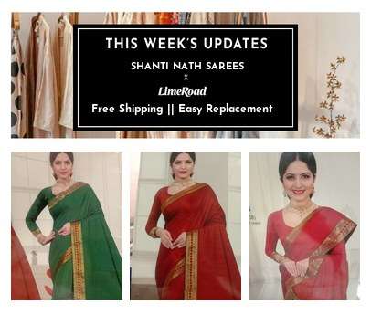 Buy online Sarees In The Silk from ethnic wear for Women by Shanti Nath Sarees for ₹649 at 0% ...