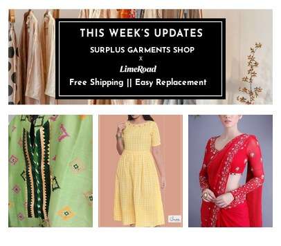 SURPLUS GARMENTS SHOP | Online Store on LimeRoad