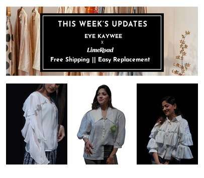 Buy online This Collection Is A White Top from western wear for Women ...