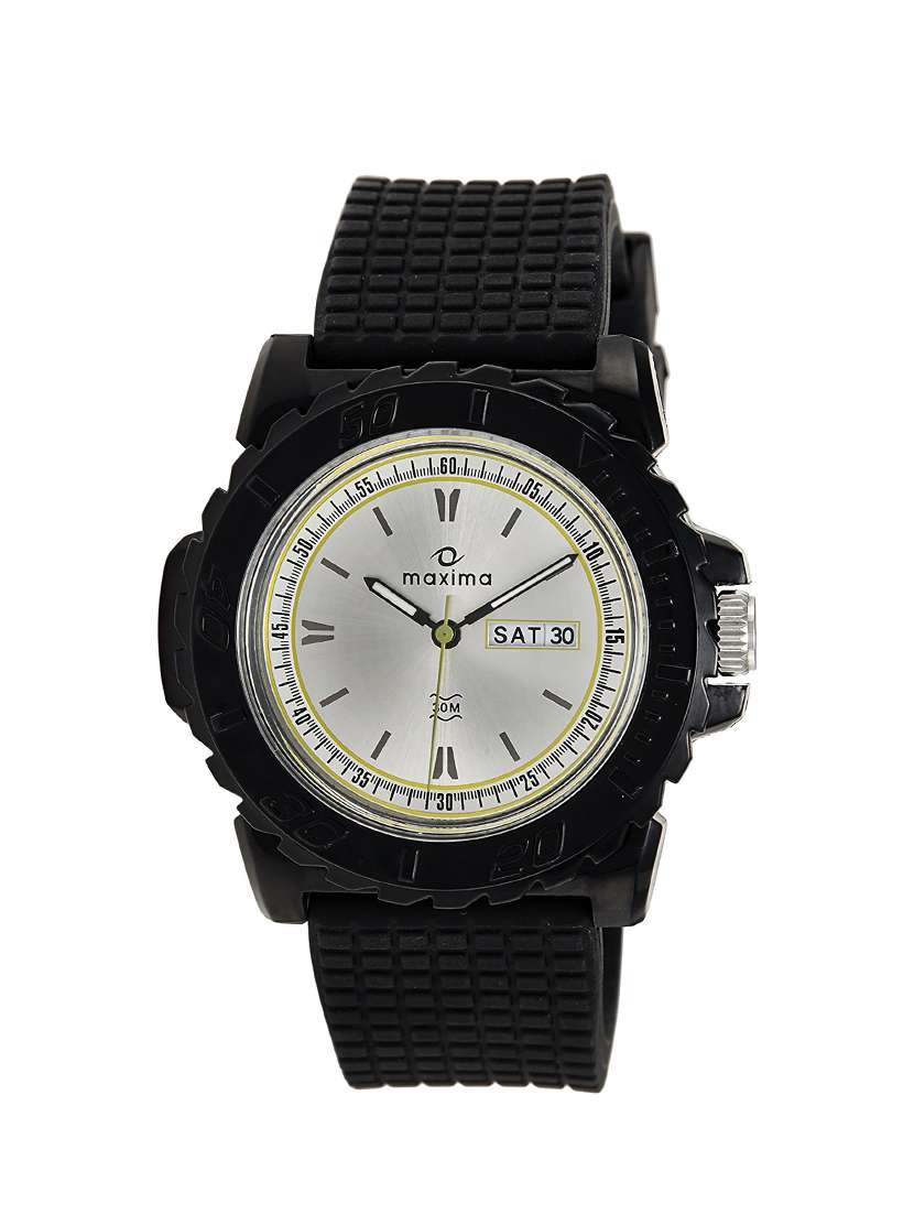 Buy online Black Sports Wrist Watch from Watches for Men by Maxima for ...
