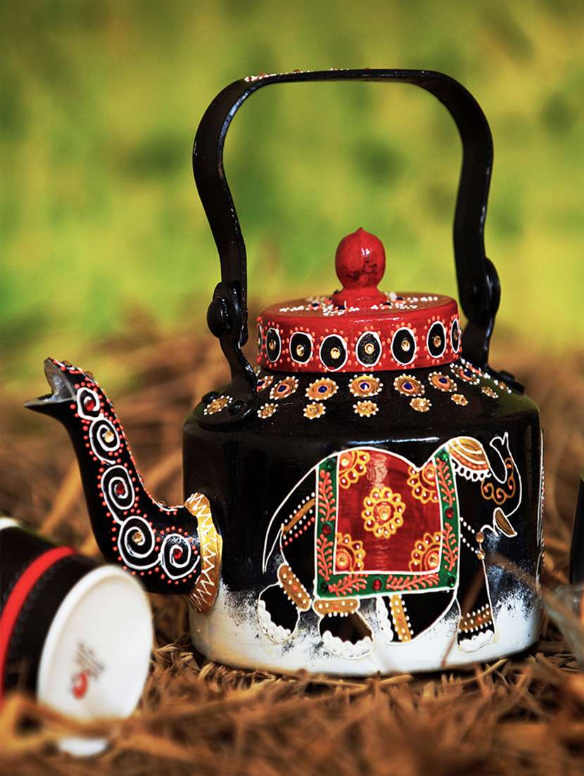 Buy online Multicolor Hand Painted Aluminium Kettle from Coffee & Tea ...