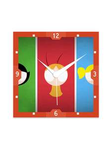 Buy online Amazing Powerpuff Girls Detailed Wall Clock from Clocks for ...