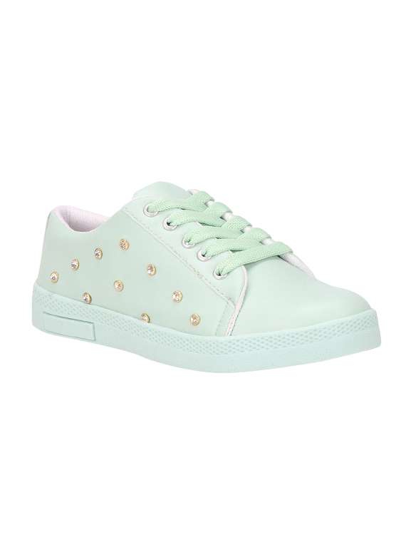 Buy online Sea Green Lace-up Sneakers from Sports Shoes & Sneakers for ...
