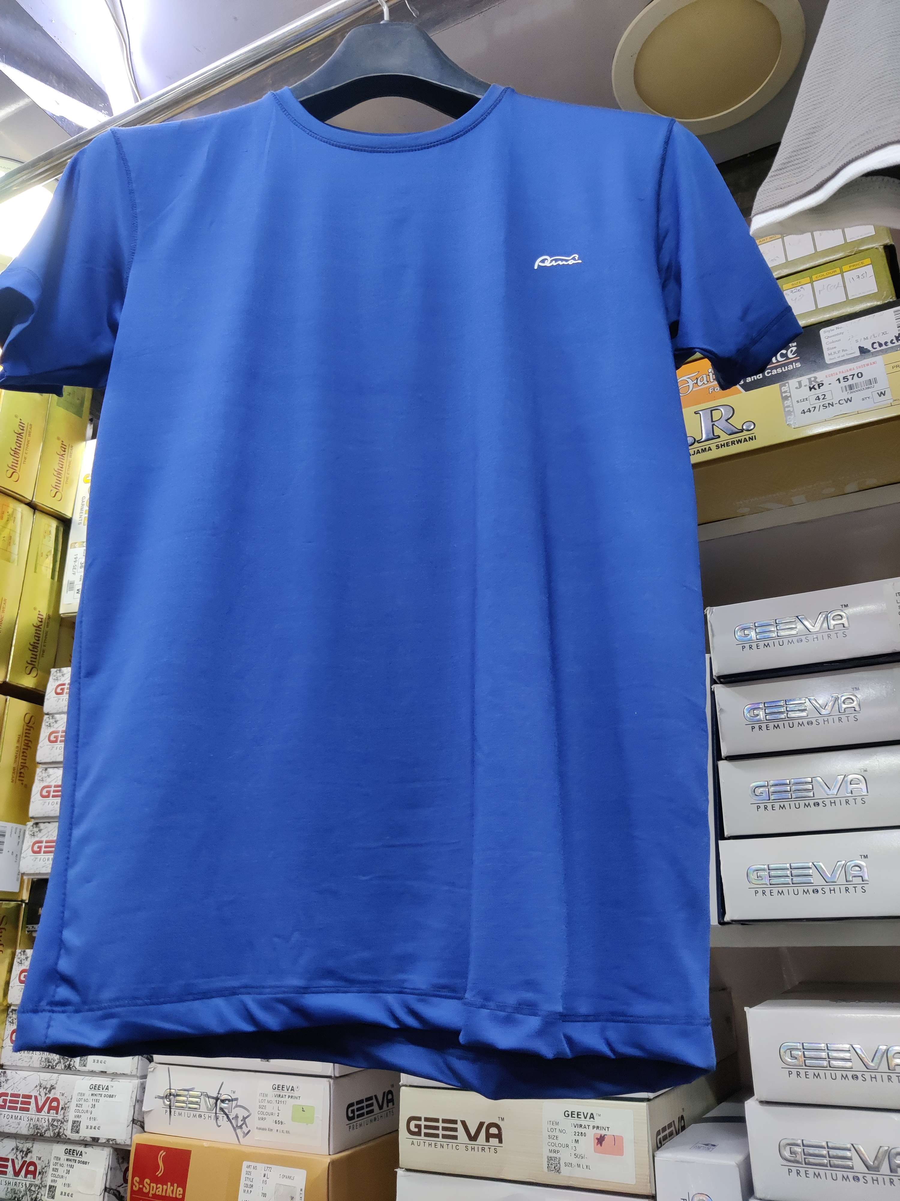 Buy online Blue Mal Tshirt from top wear for Men by Carezone for ₹439 ...