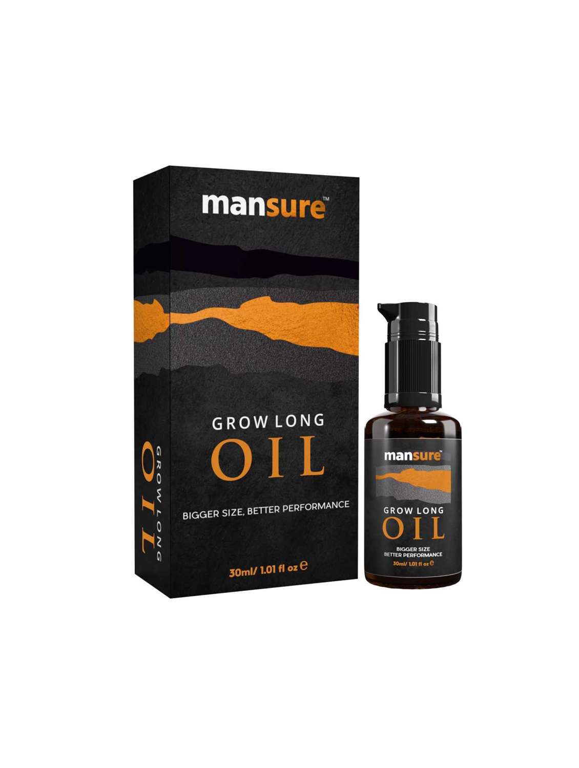 Buy online Mansure Grow Long Massage Oil For Men - 2 Packs (30ml Each ...