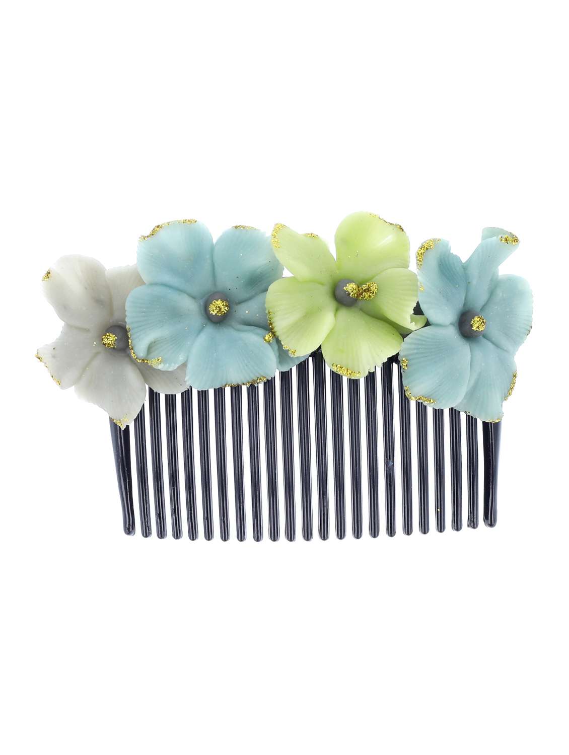 Buy online Handmade Artificial Flowers Comb Pin from accessories for ...