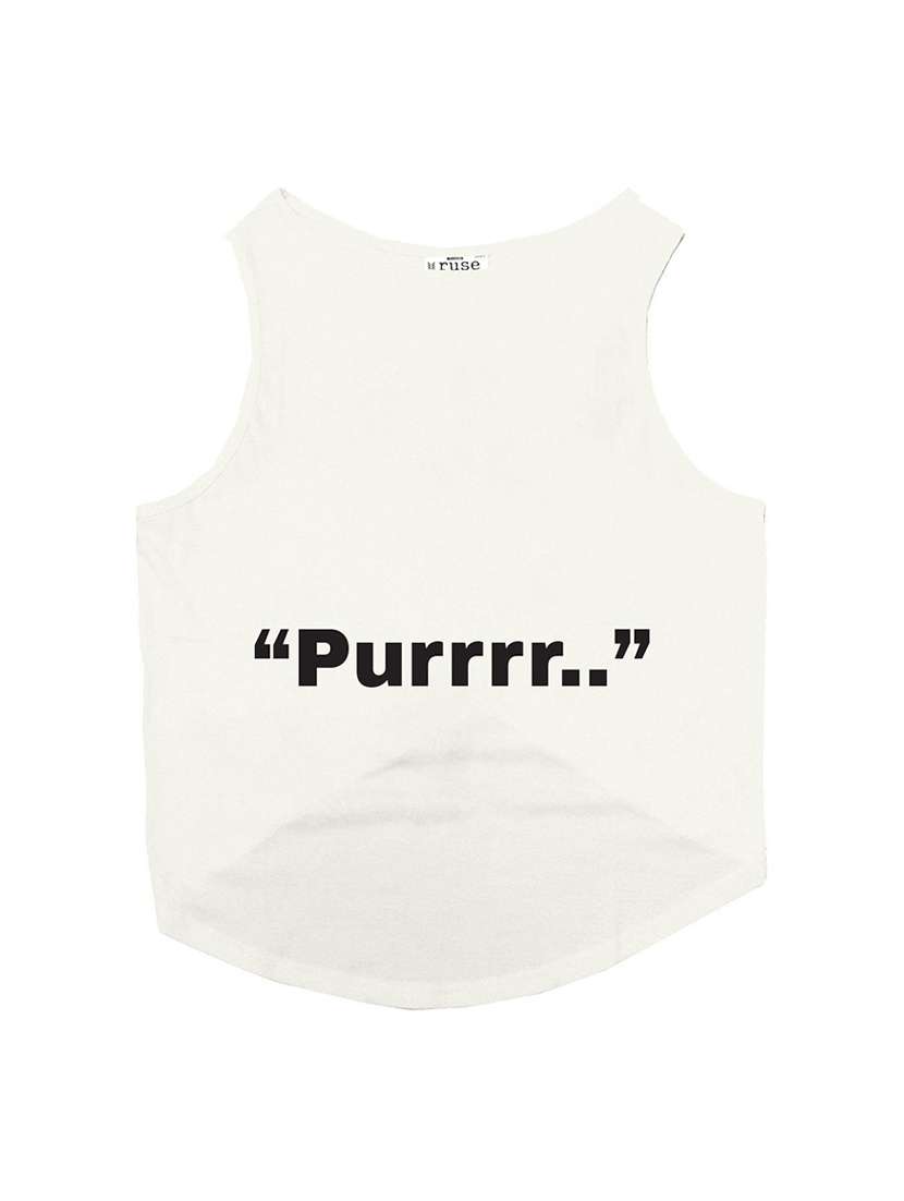 Buy online White Cotton Pet Apparel from Pet Supplies for Women by Ruse ...