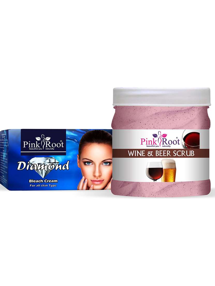 Buy online Diamond Bleach 250gm With Wine & Beer Scrub 500ml from ...