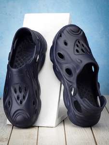 Buy online Men Solid Round Toe Crocs from mulesandclogs for Men by ...
