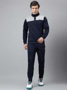 Buy online Navy Blue Cotton Track Suit from Sports Wear for Men by Fck ...