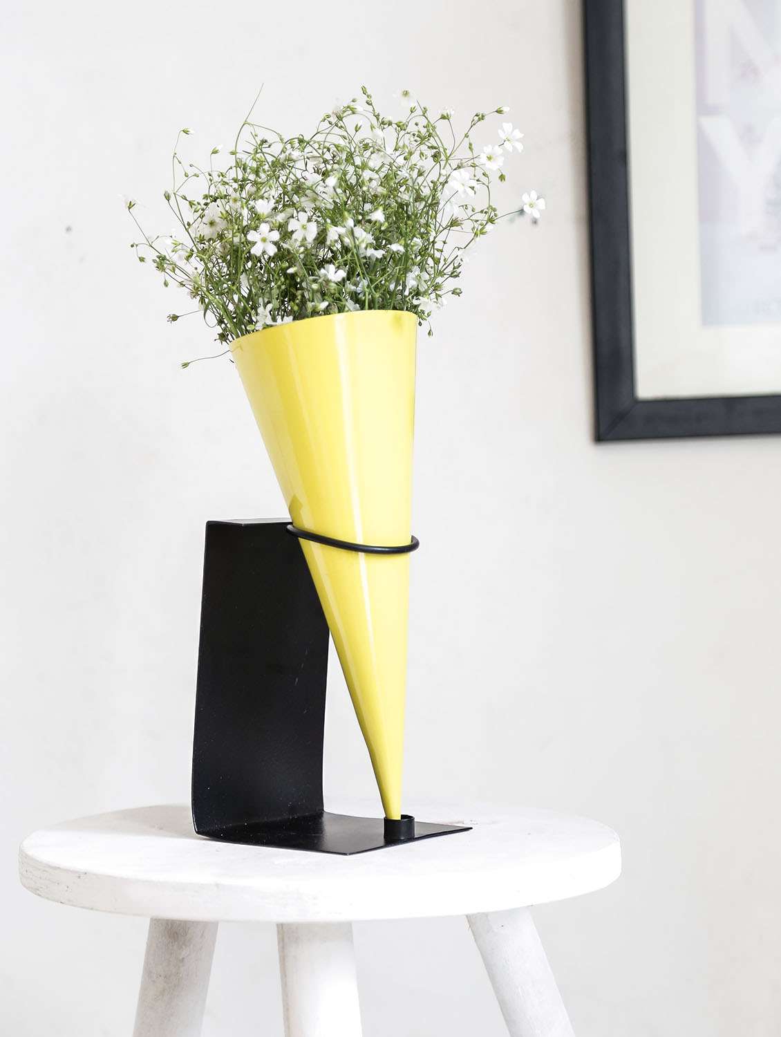 Buy online Black & Yellow Metal Vas from home & decor for Unisex by ...