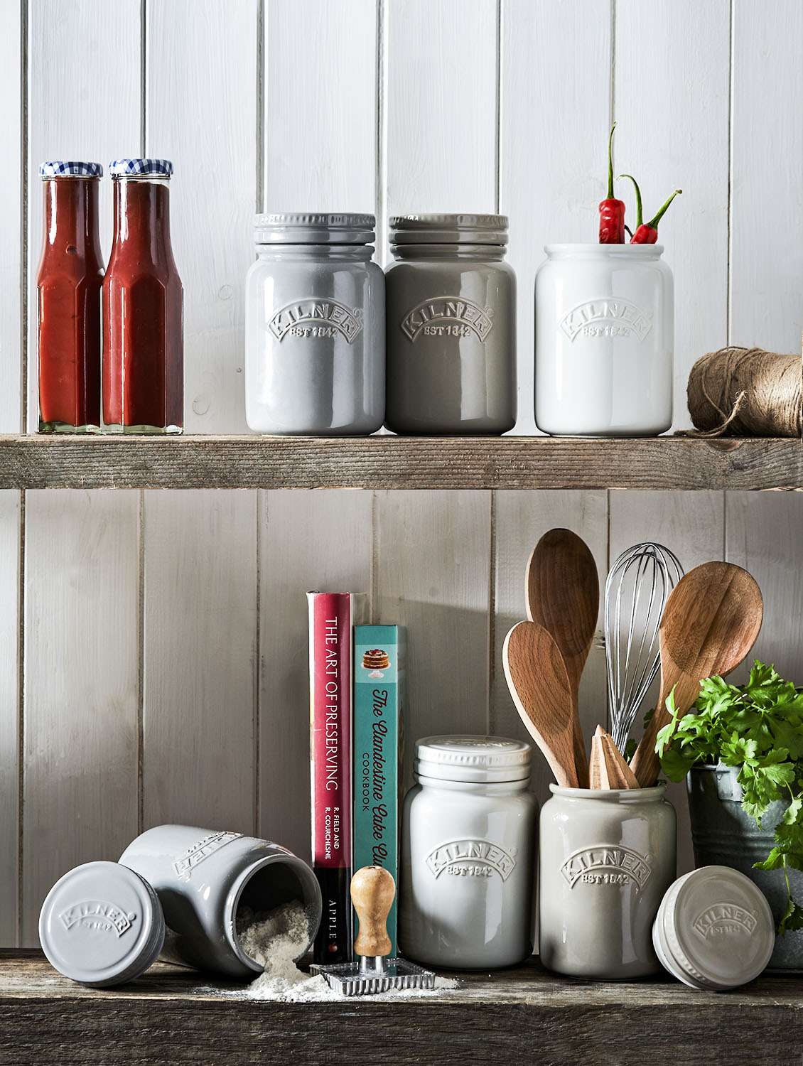 Buy online Pebble Grey Ceramic Canisters And Jars. from Kitchen Storage ...